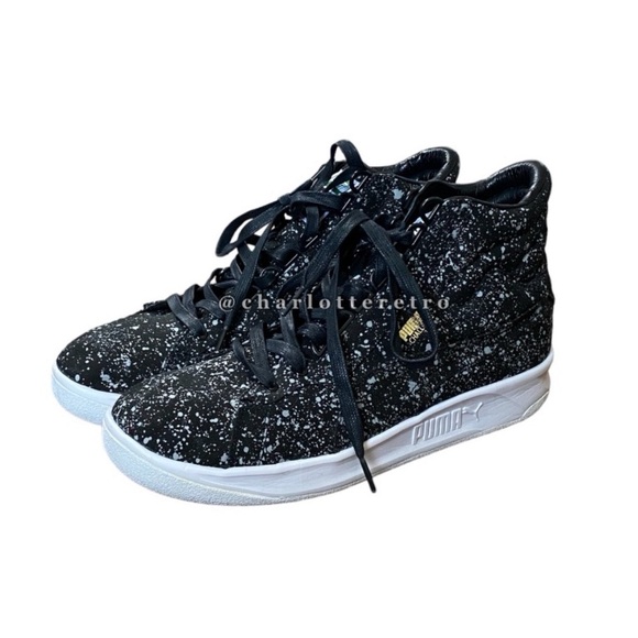 Puma | Shoes | Puma Challenge Black Gold Splatter | Poshmark